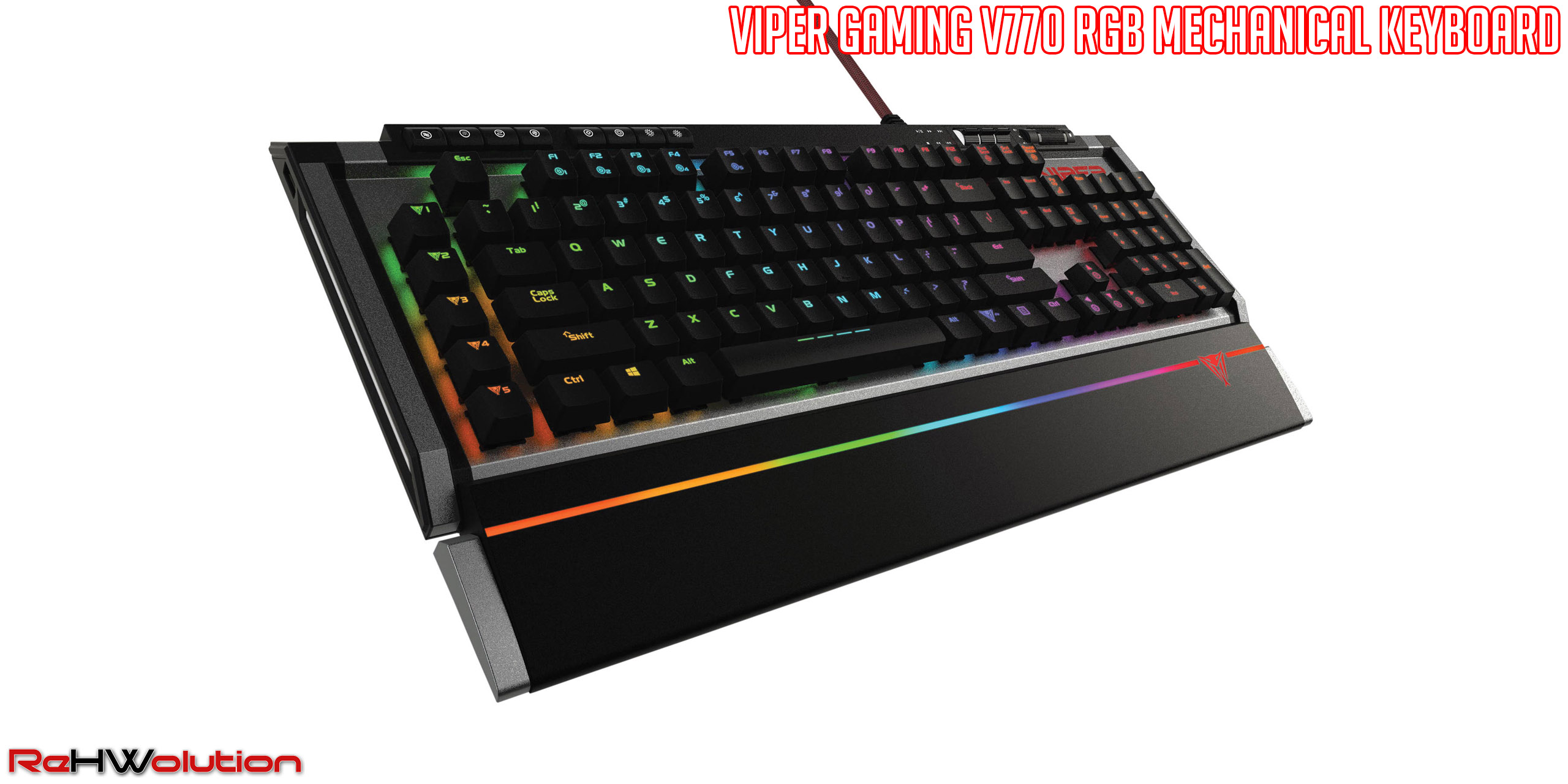 Viper Gaming V770 RGB Mechanical Keyboard - ReHWolution