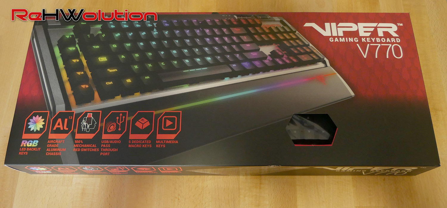 Viper Gaming V770 RGB Mechanical Keyboard - ReHWolution