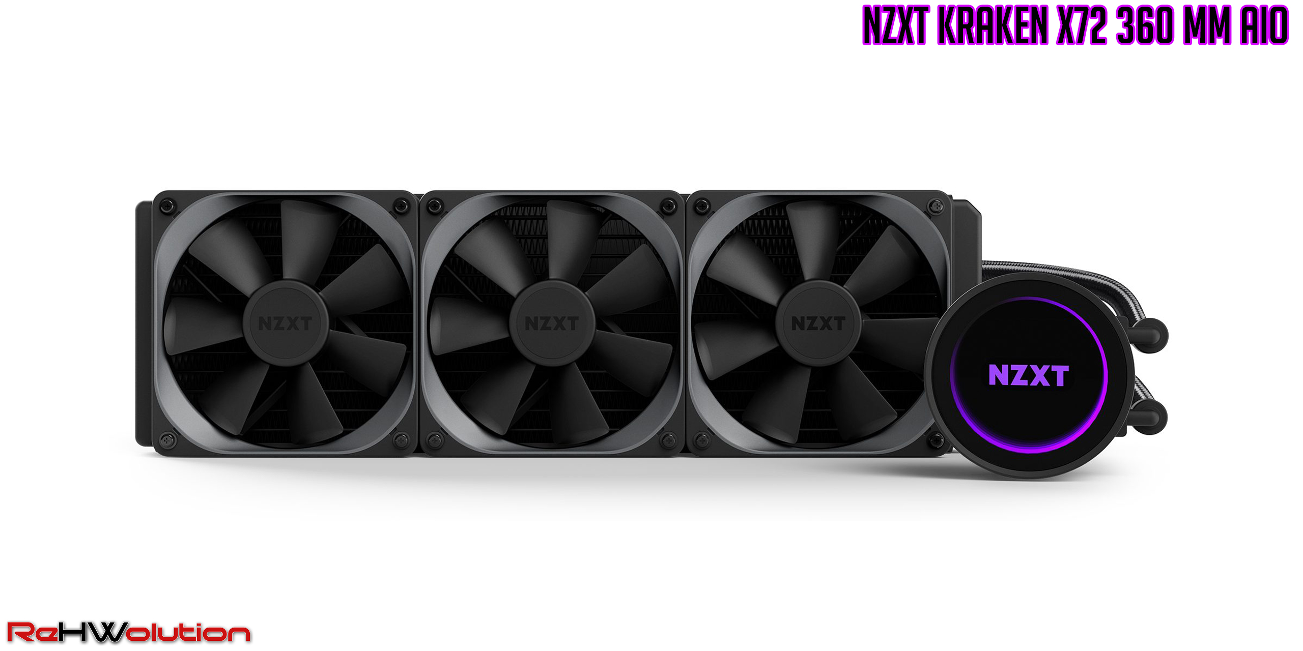 NZXT Kraken X72 360 mm AIO - ReHWolution