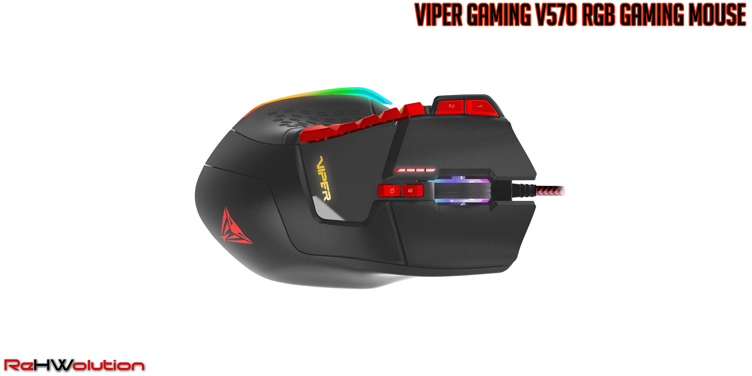 Viper Gaming V570 RGB Gaming Mouse - ReHWolution
